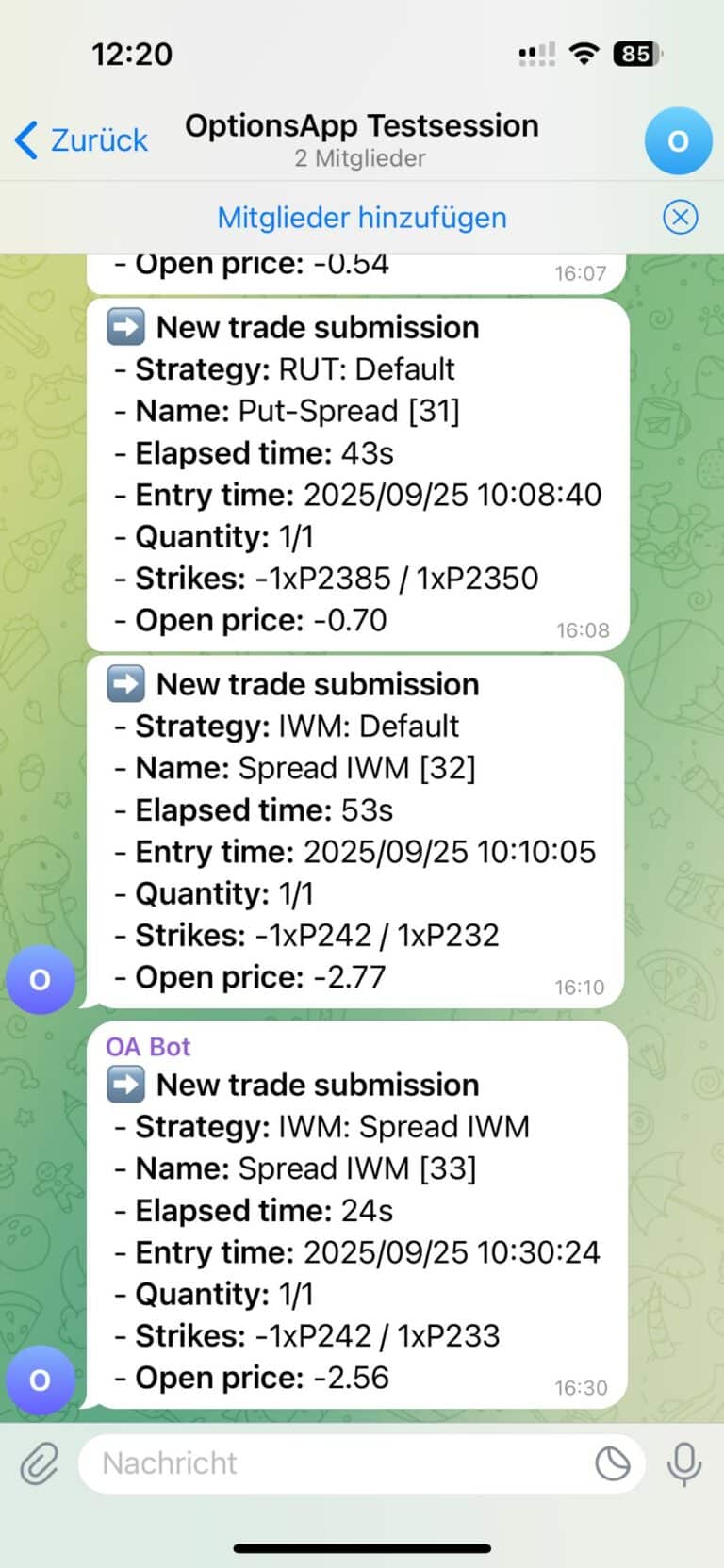 OptionsApp – Automatisierter Optionshandel